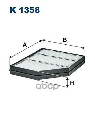 Фильтр салона шт. Filtron арт. K 1358