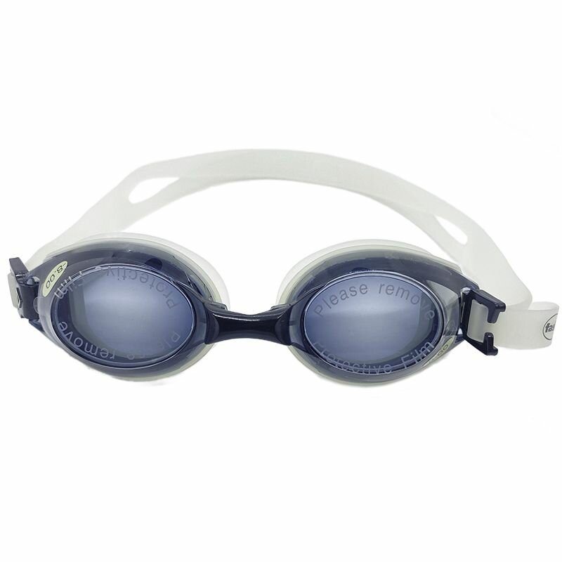 Очки для плавания с диоптриями Fashy 4193, бесцветный/синий, -8.00