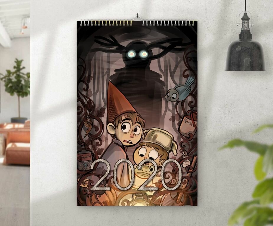 Перекидной календарь По ту сторону изгороди, Over the garden wall №18, А4