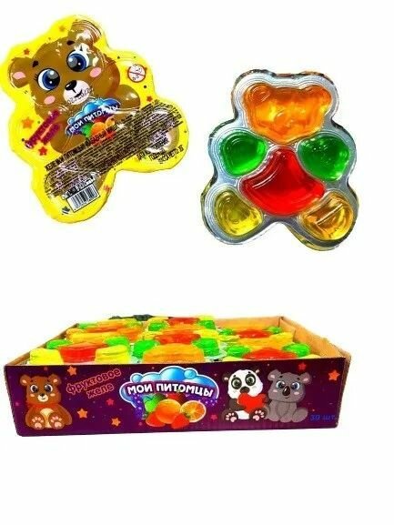 Десерт МОИ питомцы/Желе забавный мишка