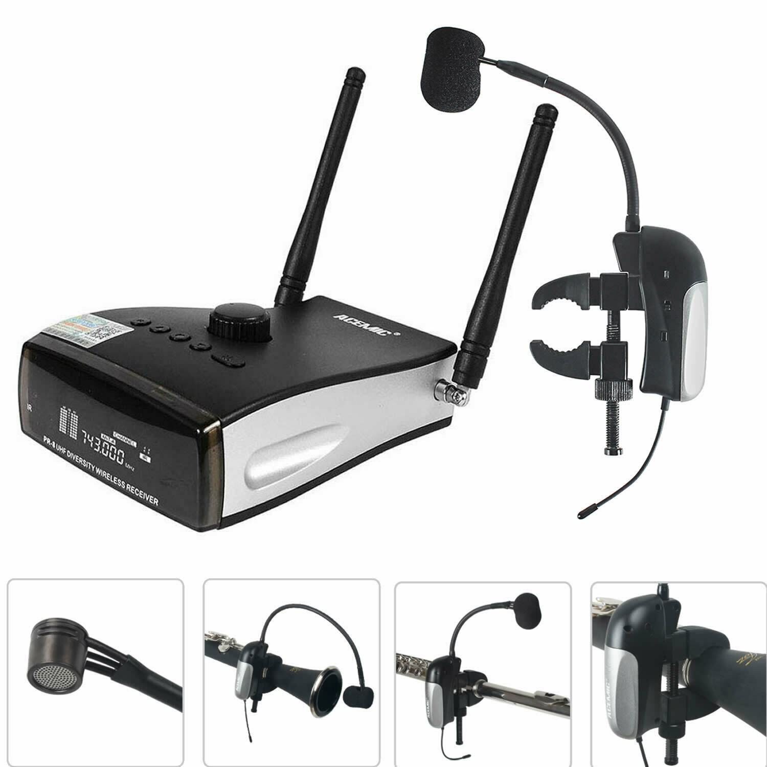 Радиосистема для кларнета и флейты Acemic PR-8/FT-1