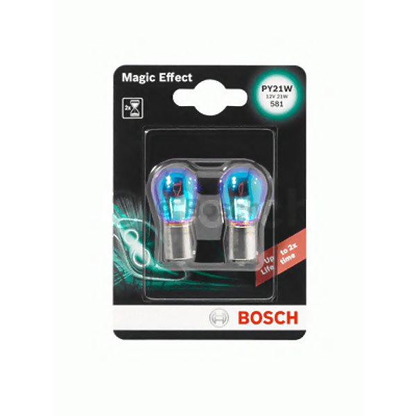 BOSCH 1 987 301 025 (0015449144 / 0015449194 / 05580156) лампа (py21w) 12v bau15s поворот желтая magic effect\