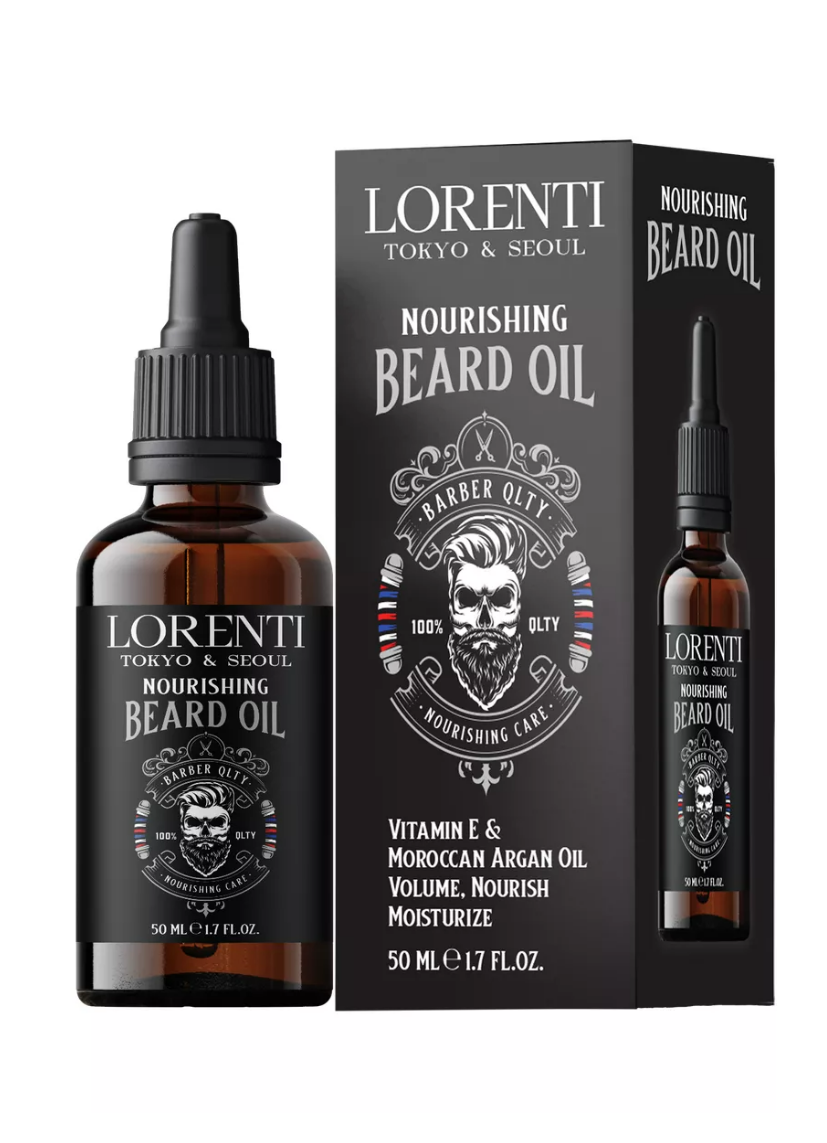 LORENTI Масло для волос бороды и усов смягчающее 50 мл
