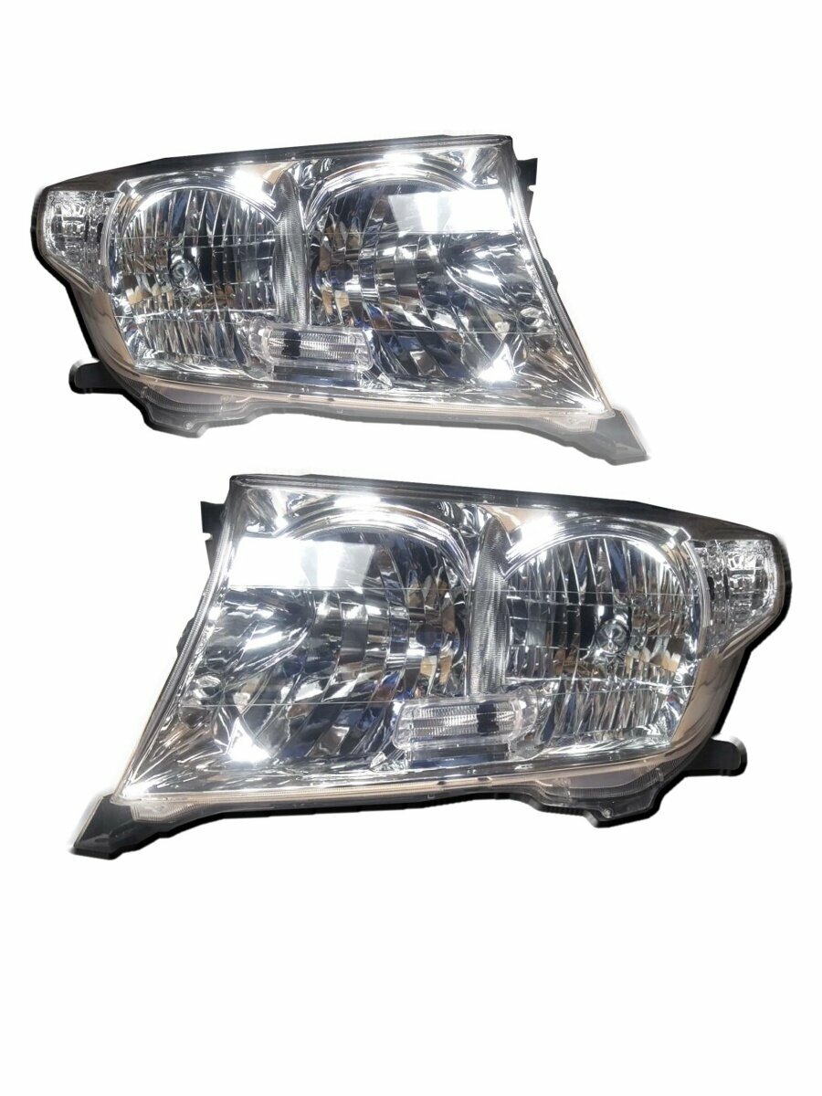 Автомобильные фары головного света, блока-фары Toyota Land Cruiser 200, 2шт