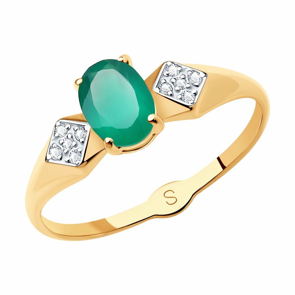 Кольцо, красное золото, 585 проба