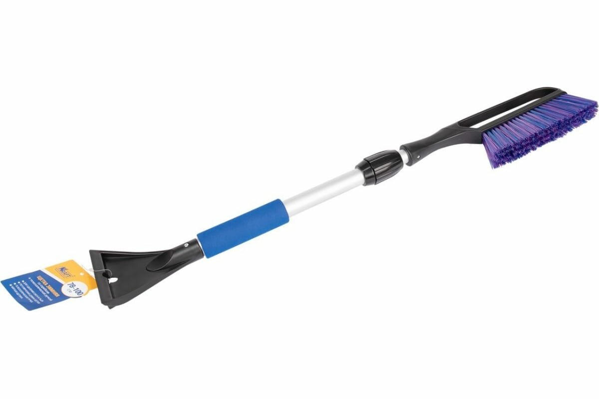 KRAFT Щетка зимняя со скребком, телескоп. ручка 78-100 см KT 830070