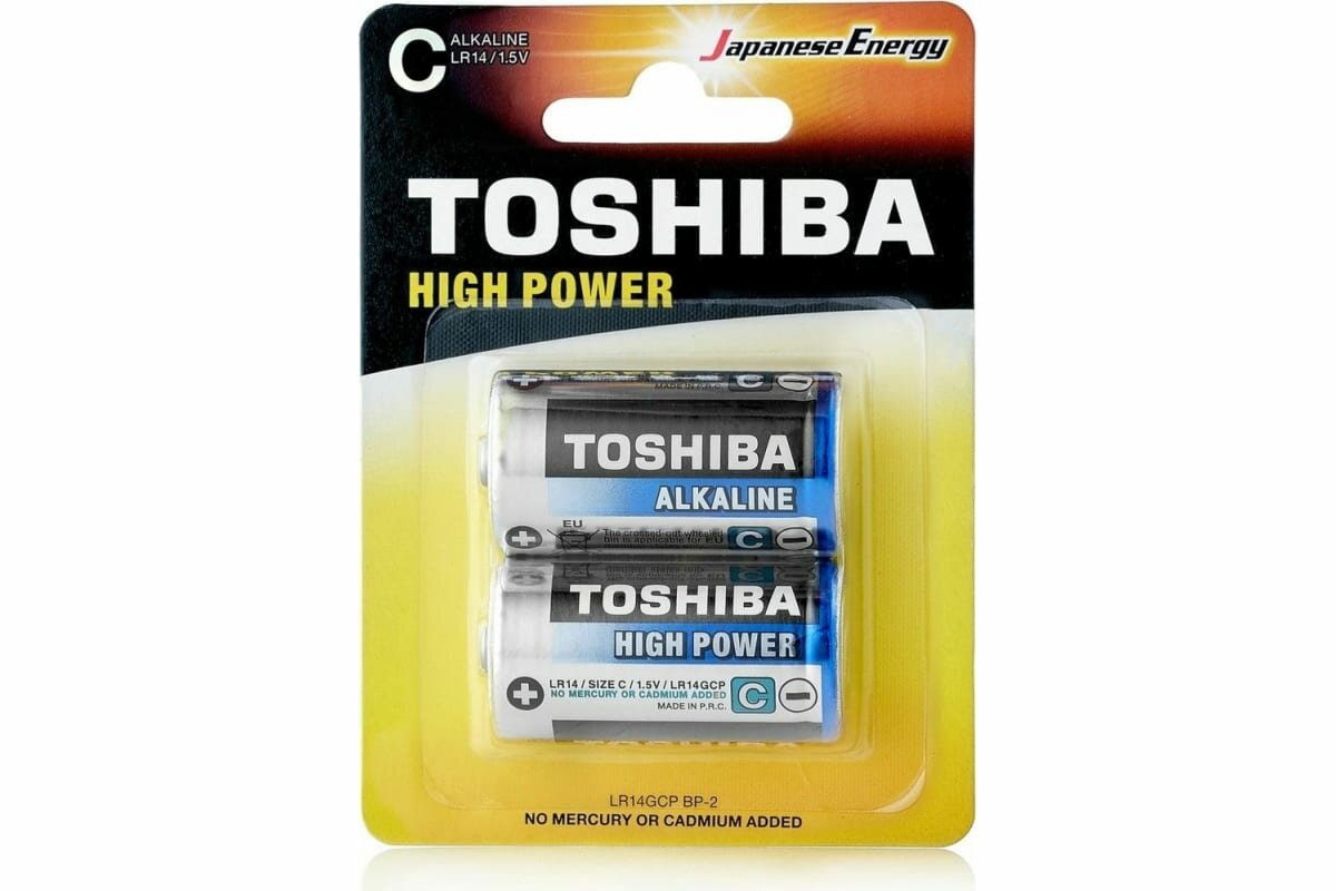 Toshiba алкалиновый элемент питания LR14 2452 - источник энергии для портативной техники