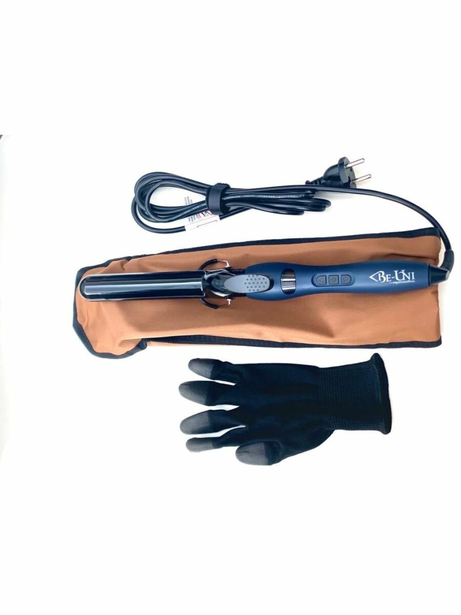 Плойка Be-Uni "Diving Collection" BE728, турмалиновое покрытие, LED-дисплей, 28мм