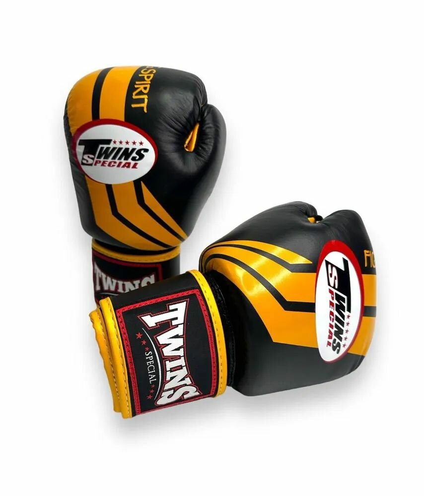 Боксерские перчатки Twins FBGVL3-43 желтый-черный 10 oz