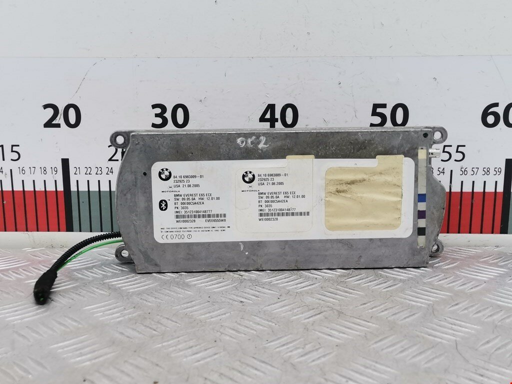 Блок управления телефоном (Блютуз Bluetooth) BMW 7-Series (E65/E66) 84109206778 арт. 2029939