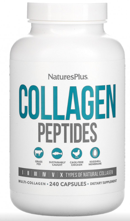 NaturesPlus Collagen Peptides (пептиды коллагена) 240 капсул (NaturesPlus)