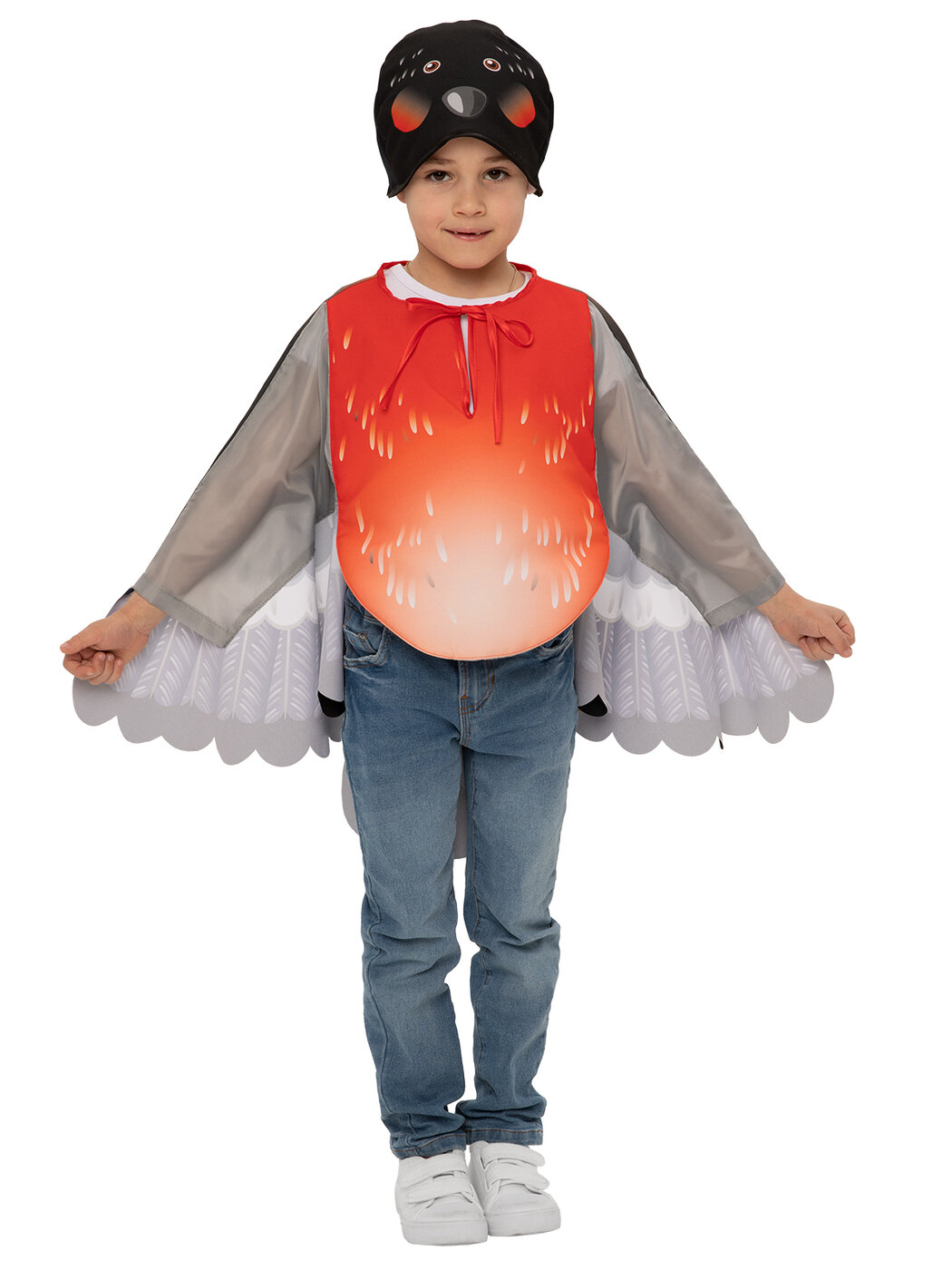 Детский карнавальный костюм Снегирь на рост 116-122 (размер 30)