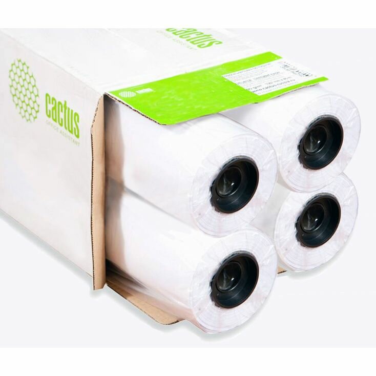 Бумага Cactus Eco CS-LFP80-1067457E-4 42"(A0+) 1067мм-45.7м