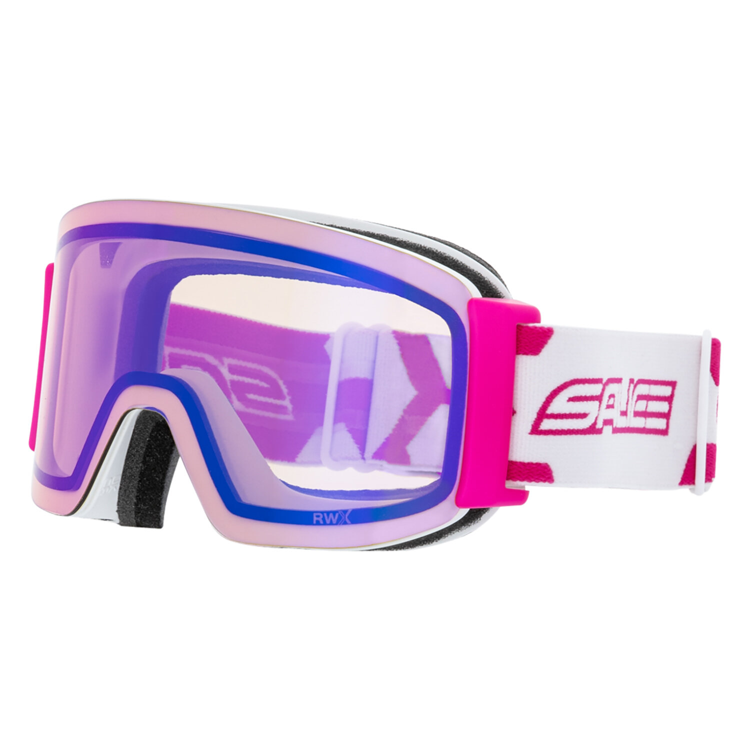 Маска горнолыжная Salice 102RWX White-Purple/Da Rwx S1-S3
