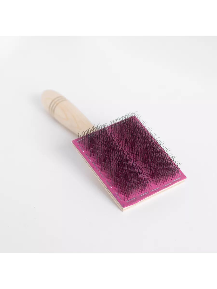 Ручная чесалка для приглаживания шерсти на кардере