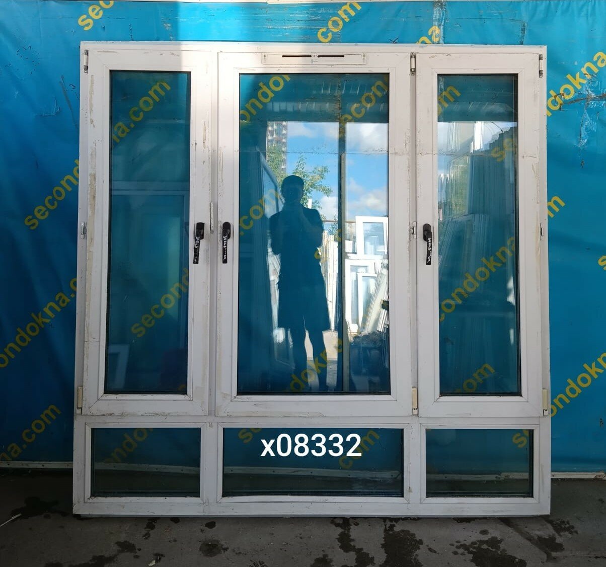 Пластиковое окно Б/У 1730(в) 1420 об х 1740(ш)