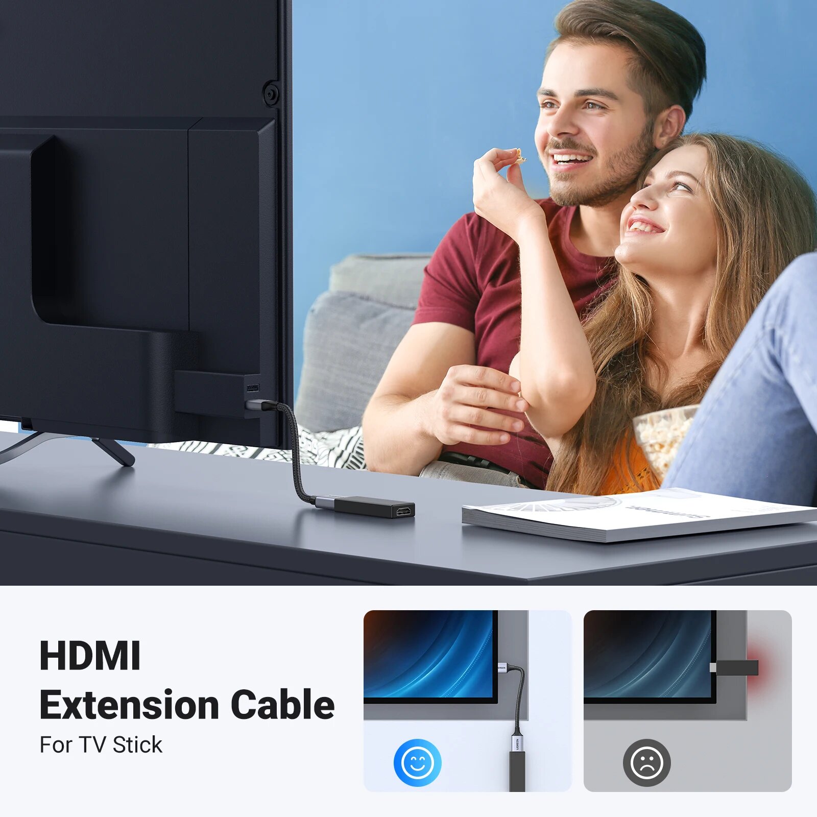 Удлинитель HDMI UGREEN 8K/60Гц — фото 1