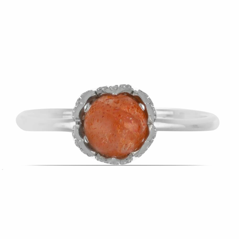 Кольцо, серебро, 925 проба, родирование, топаз