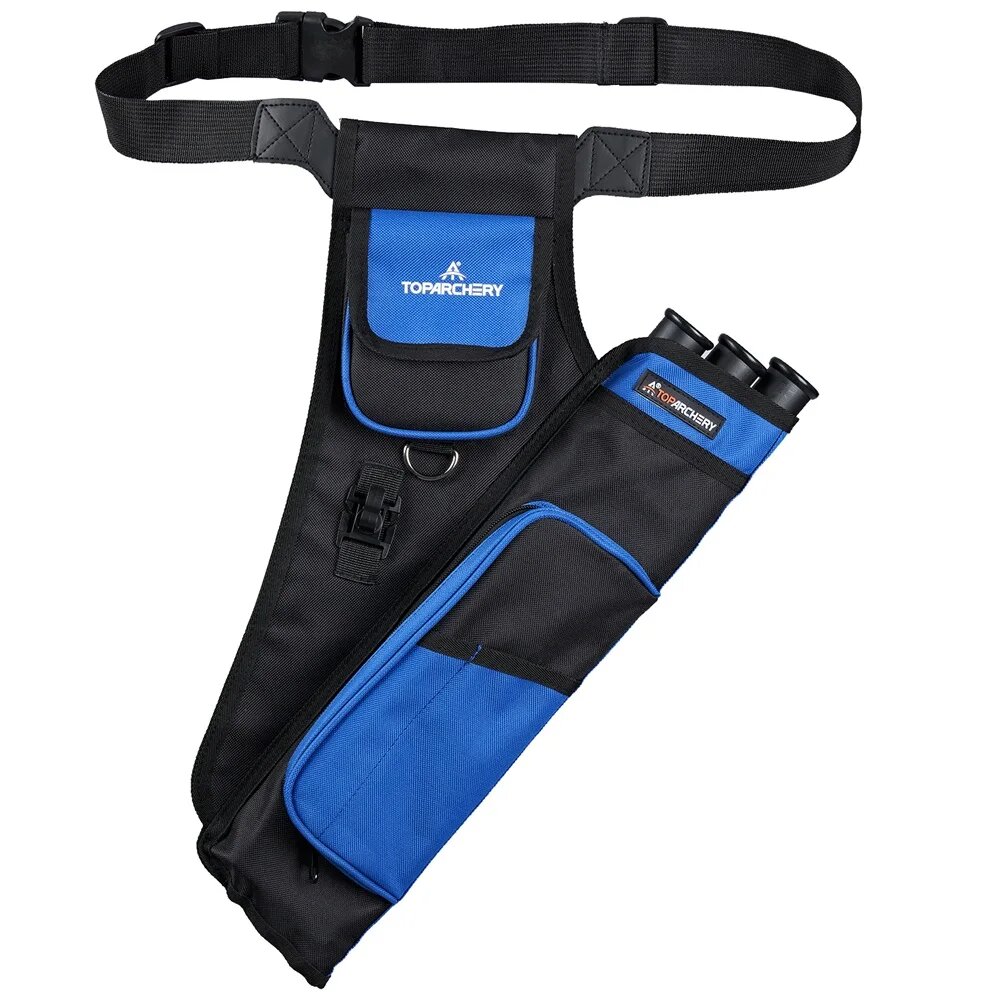 Топарчери колчан для стрел 3 трубки Синий, Синий
