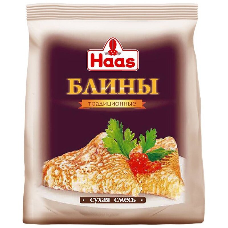 Блины HAAS традиционные /пакет/ 250г