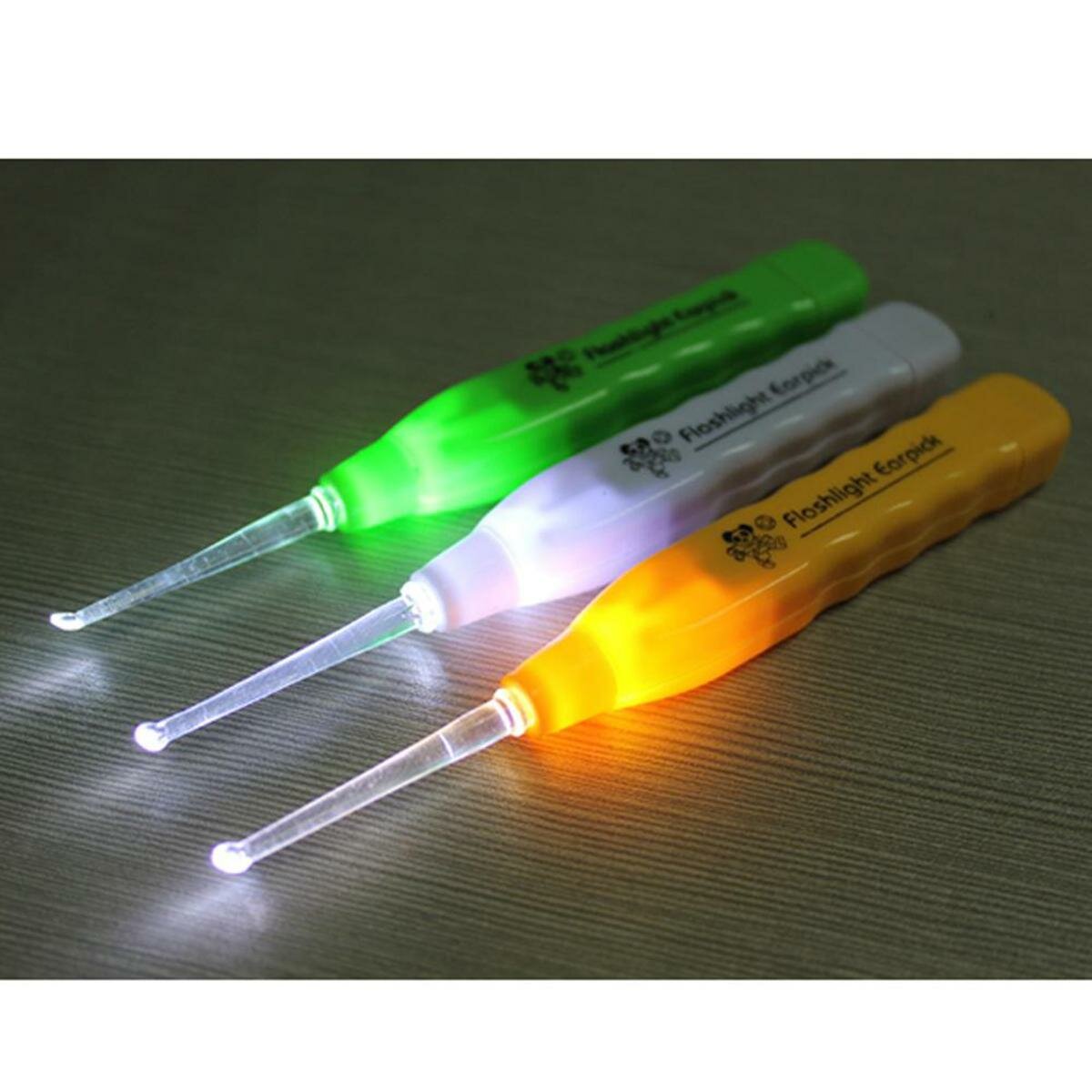 FlashLight LED Earpick Dig Earwax Cleaner EarWax Remover Luminous Earpick Инструменты для чистки ушей для детей и взрослых Безопасный уход за ушами