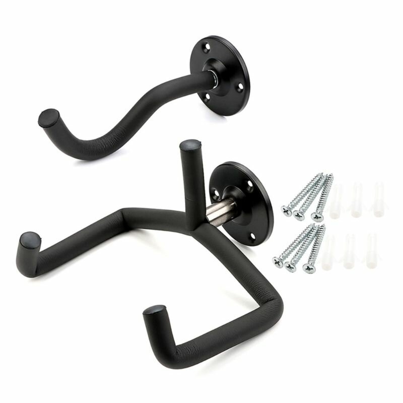 Настенный кронштейн для гитары и укулеле, держатель с крючком, набор крепления на подставке