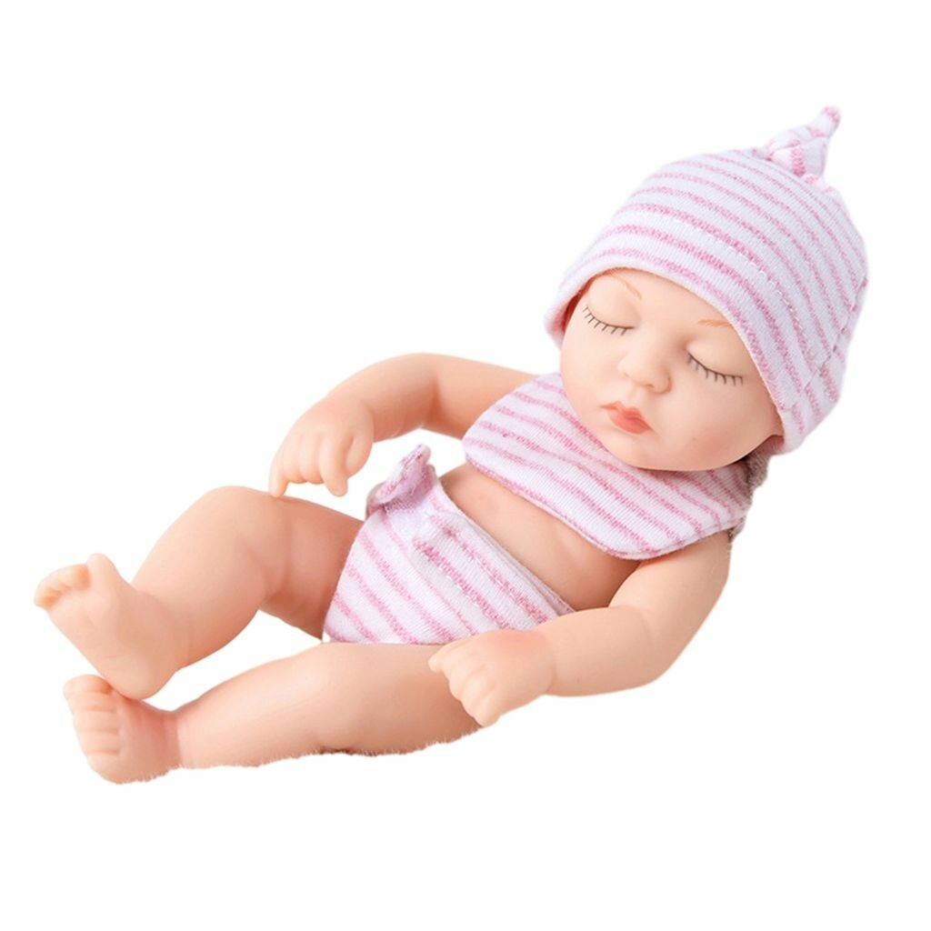 18-сантиметровые реалистичные детские куклы-Реборны, похожие на Мини-куклу для сна в одежде