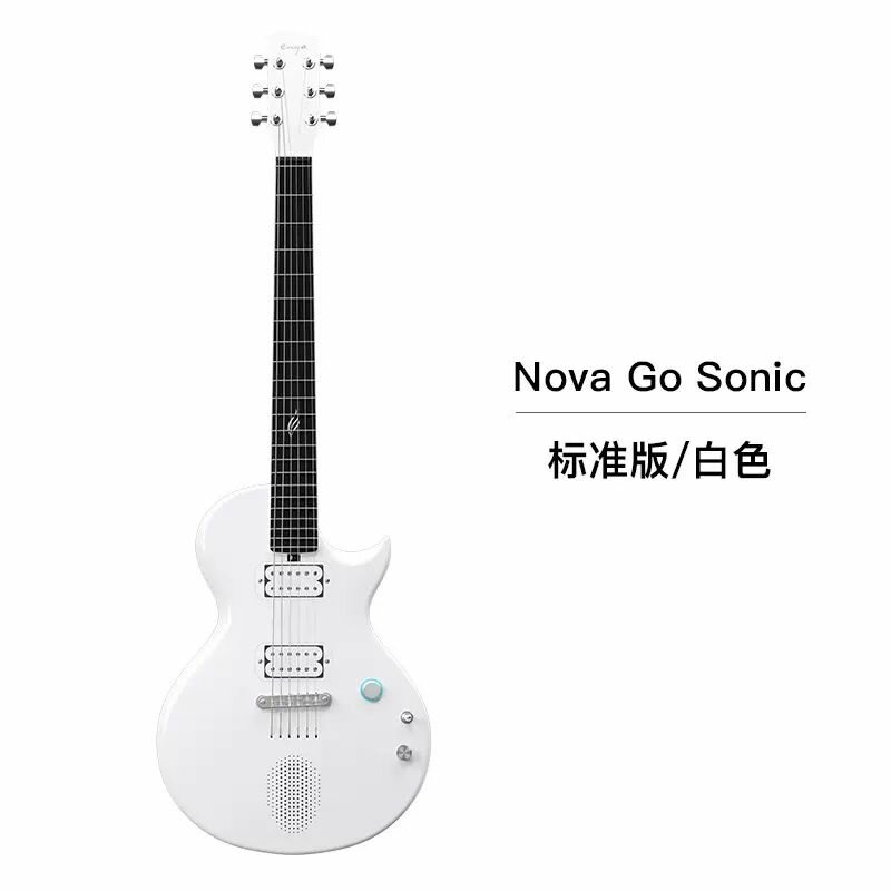 Enya Nova Go Sonic Smart электрогитара для начинающих, струнный инструмент, белый