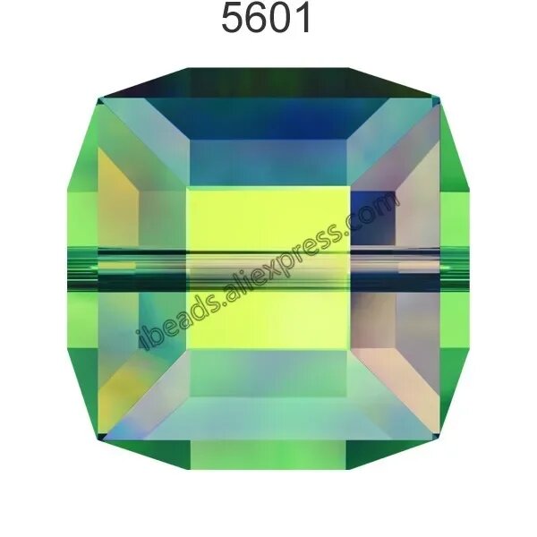 Хрустальные бусины Swarovski 5601, изумрудный, 4mm