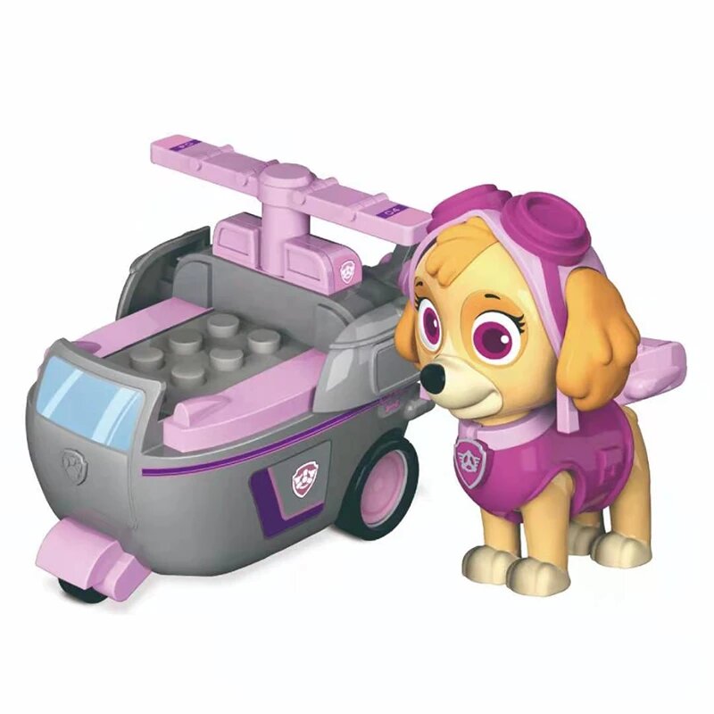 Paw Patrol Скай на самолете, розовый, PPB-130134A-opp
