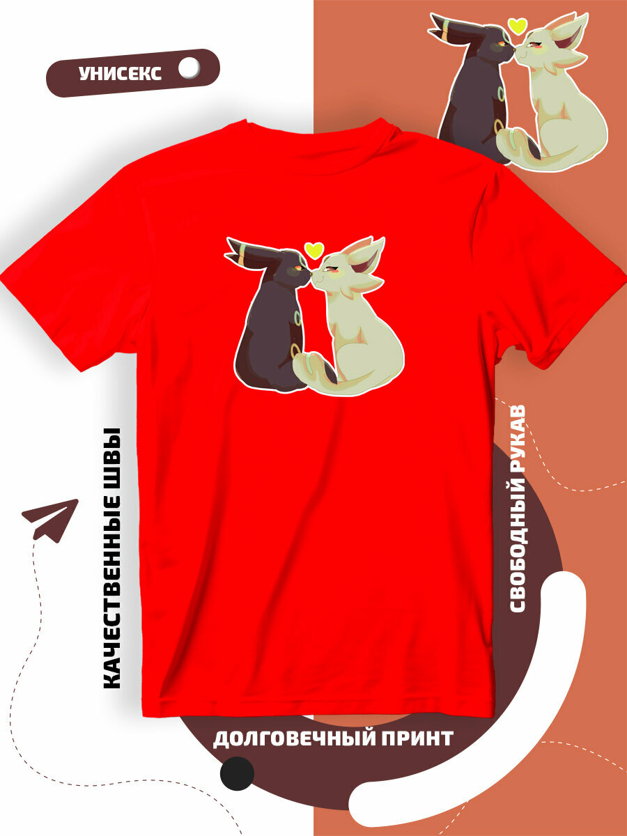 Футболка покемон Эспеон