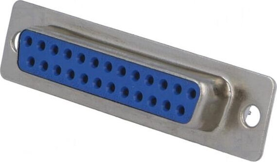 Разъем CONNFLY DS1033-25FUNSISS-CT D-Sub PIN 25 plug female for cable soldering 5A 1 шт