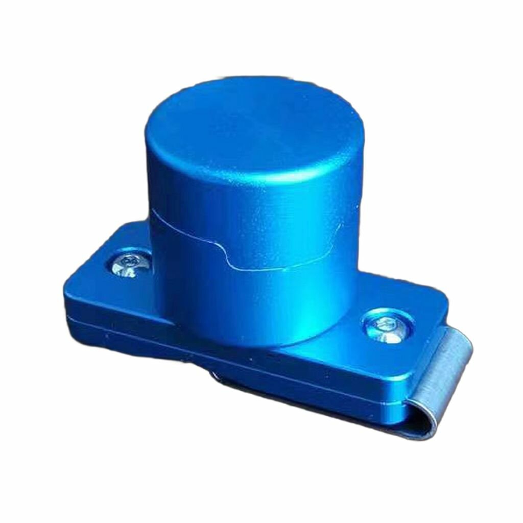 (1шт) Алюминиевая круглая шоколадная крышка с пряжкой для ремня, металлическая шоколадная оболочка-синий