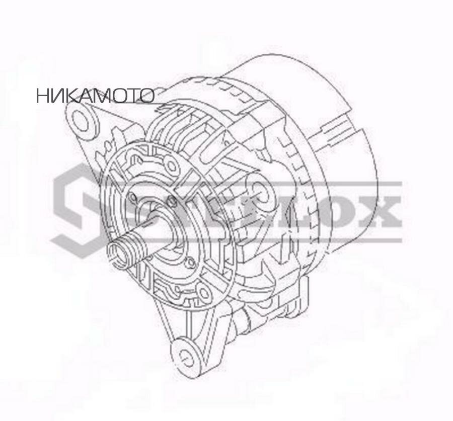 STELLOX 8802312SX генератор! 28V 110A разъём 5-pin с регулятором\ Howo T5G с дв. MC11/MC13, Omn MAN