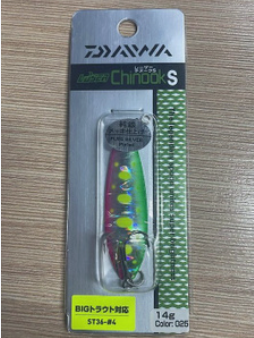 Блесна Daiwa Chinook S 14 г, цвет 025 , блесна отлично работает по хищнику