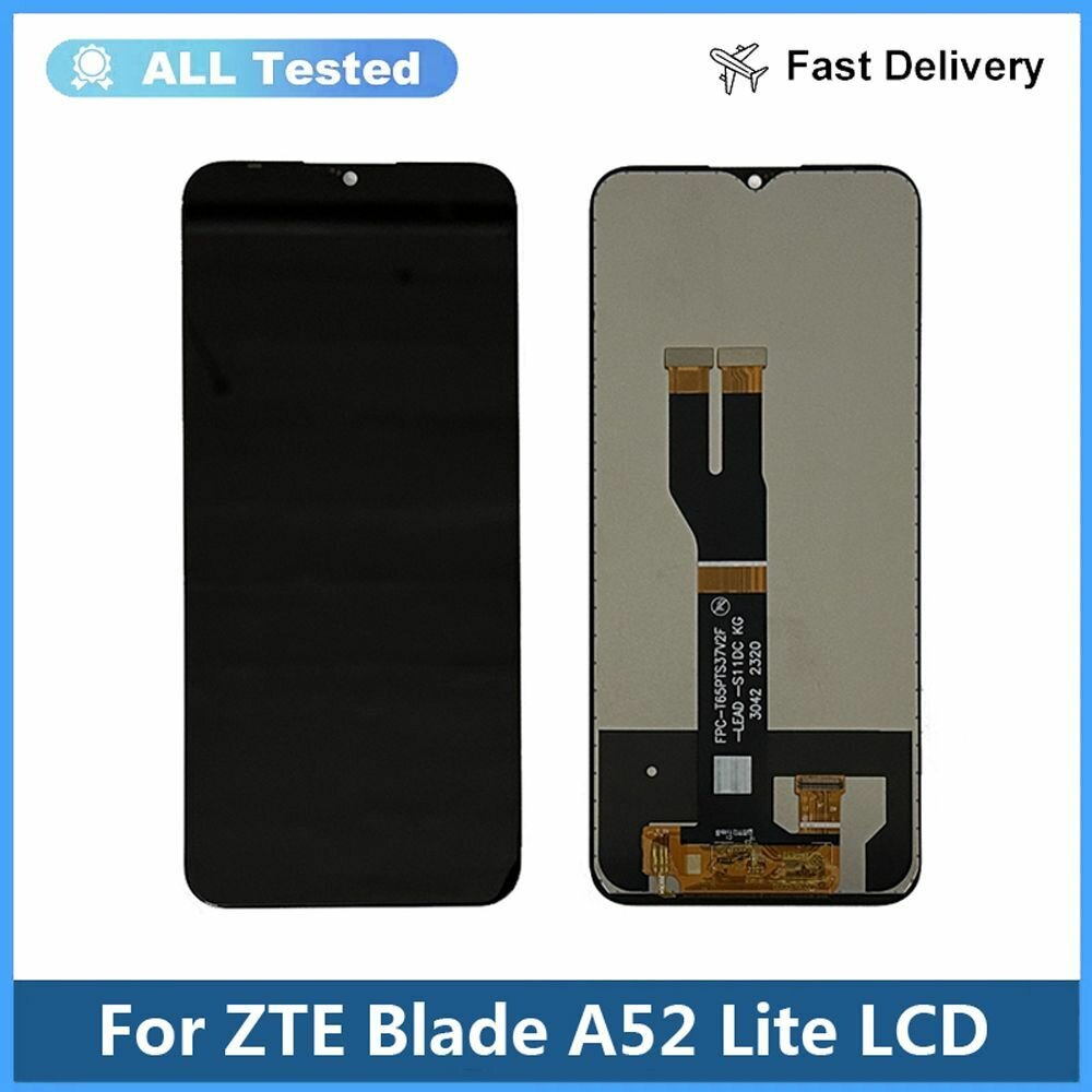 Дисплей для ZTE Blade A52 Lite; дисплей в сборе с сенсорным экраном; черный ; содержать инструментов