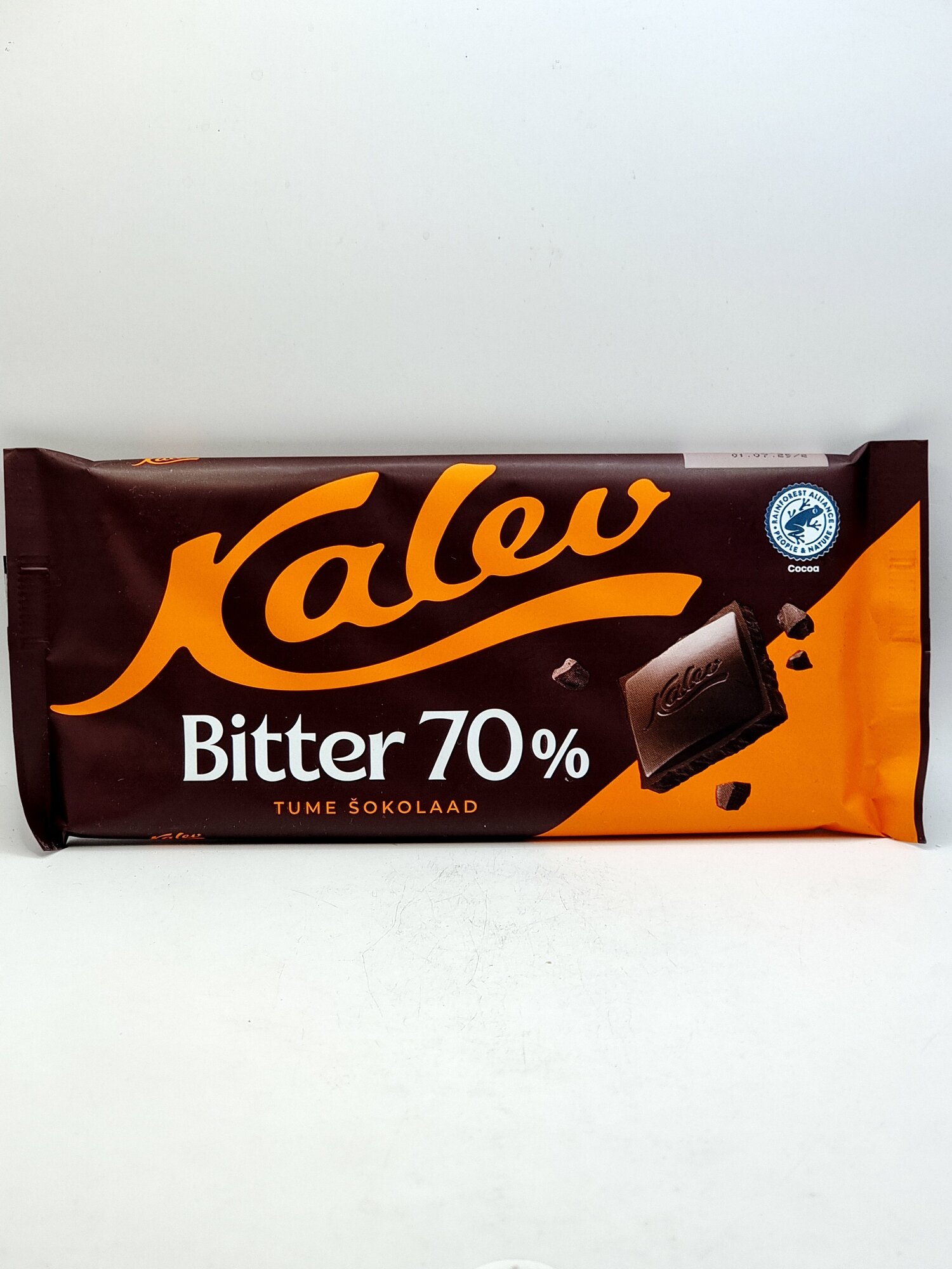 Школад горький Kalev 70 % экстра темный 100 грамм (из Финляндии)