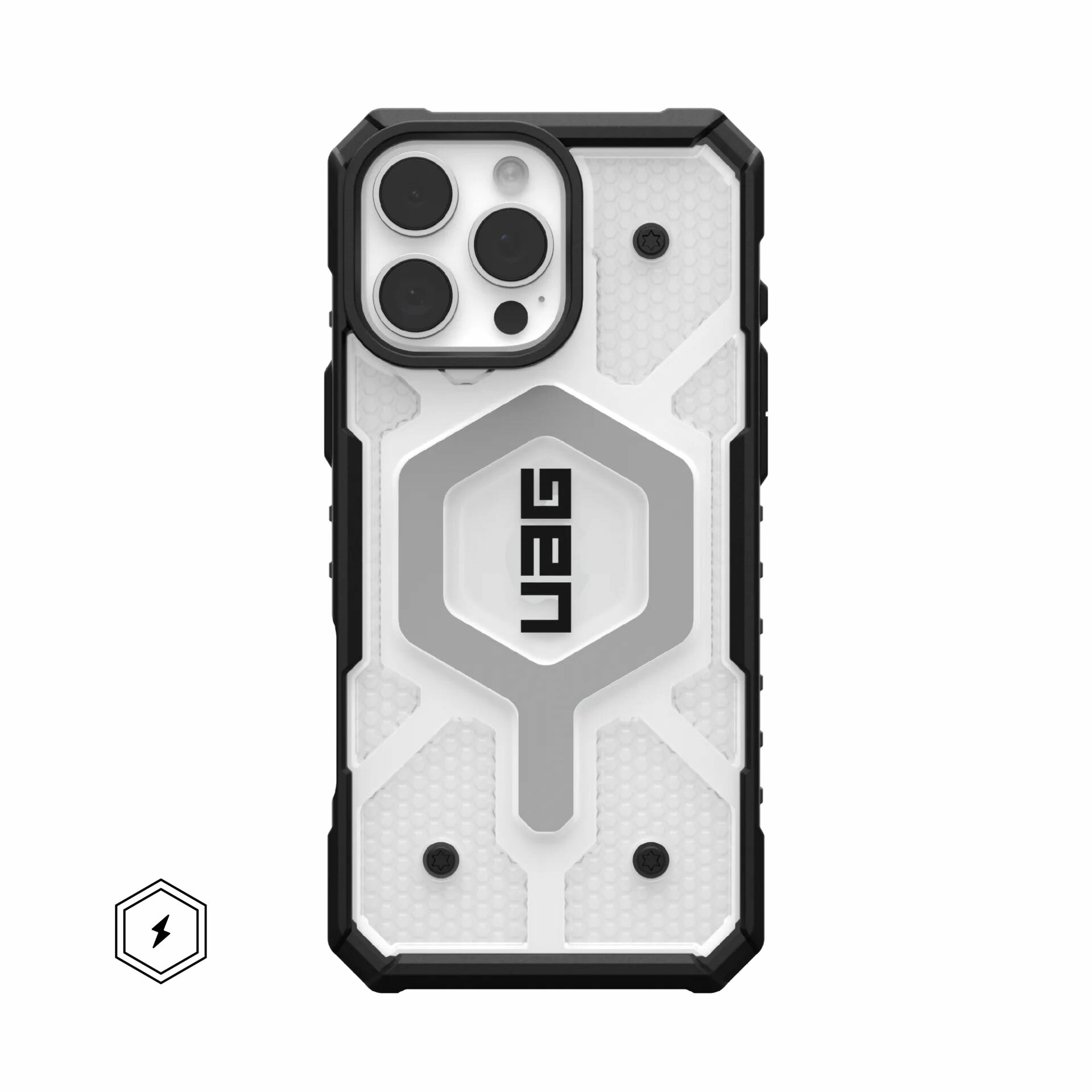 Чехол с поддержкой MAGSAFE Uag Pathfinder Clear для iPhone 16 Pro 6.3", цвет прозрачный (iCe)