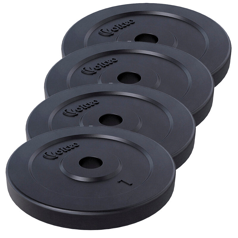 Набор дисков обрезиненных Voitto V-306 1 кг (4 шт), d 31