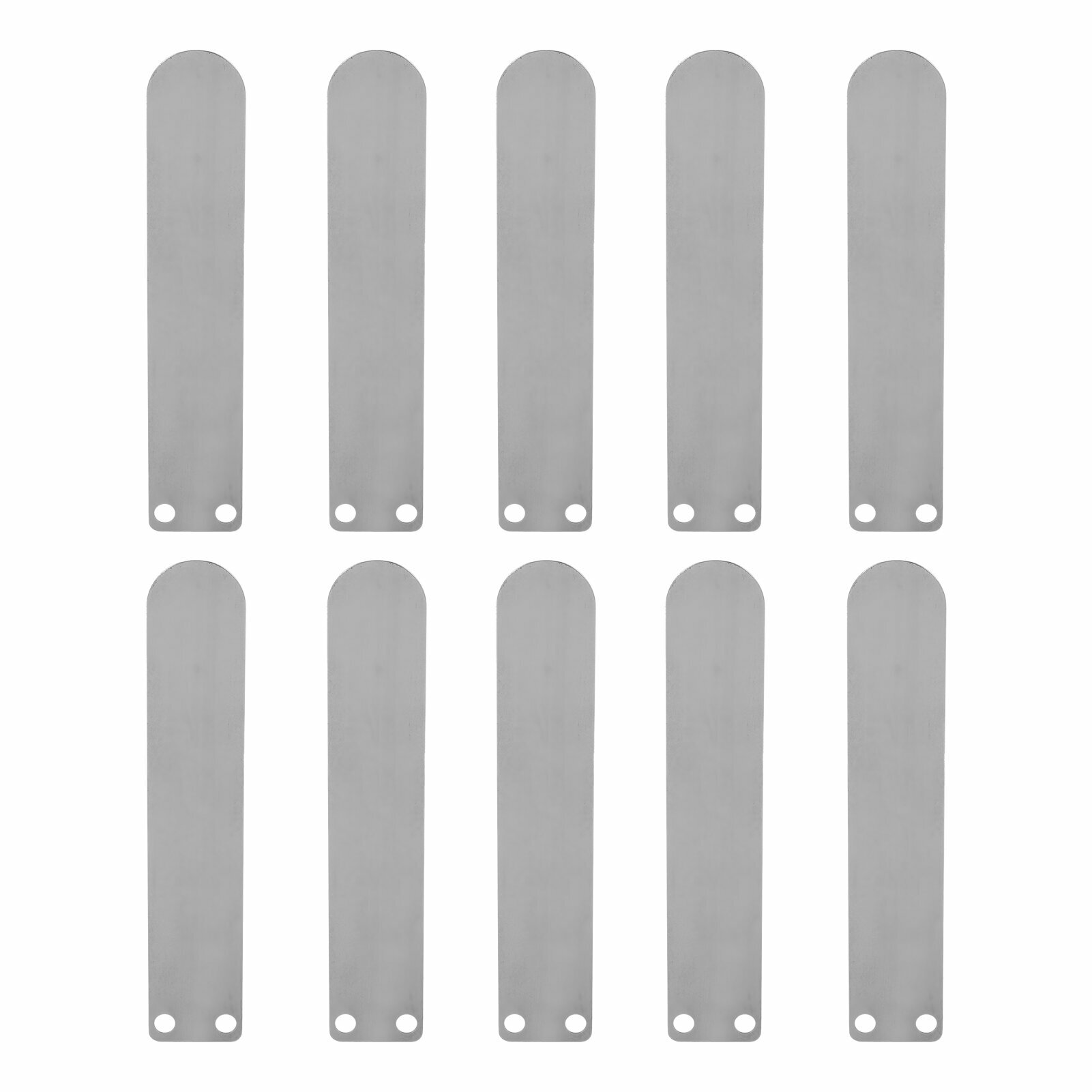 10Pcs Air Compressor Valve Plate Tongue Shape Cast Iron Intake and Exhaust Accessories80 Long
