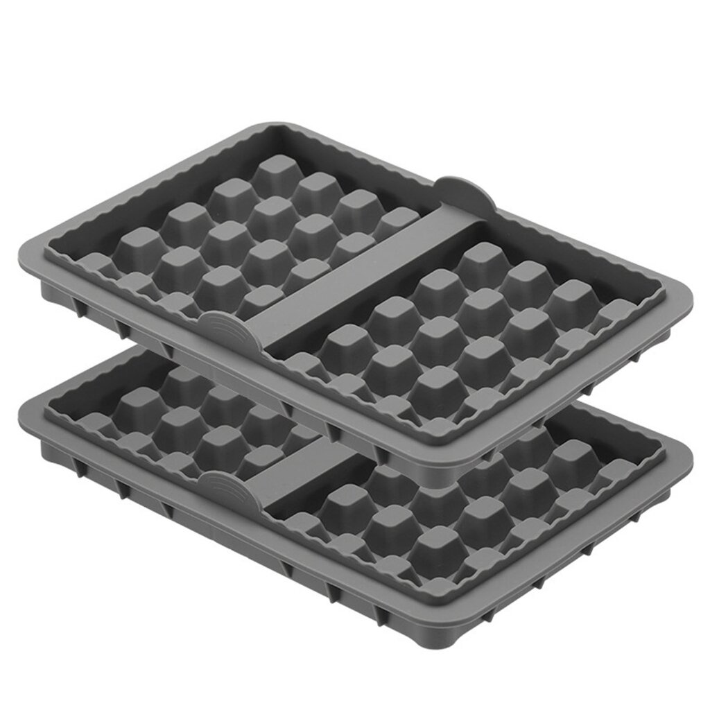 2 части аксессуаров для воздушной фритюрницы, подходящих для силиконовой формы для выпечки вафель NinjaAF400-серый