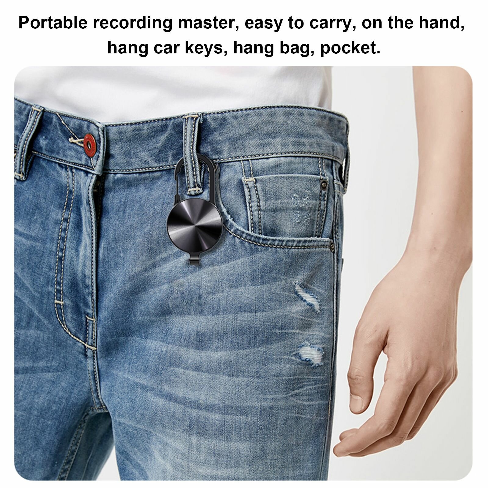 Мини-диктофон S25 в виде брелка с USB, 8G/16G/32GB