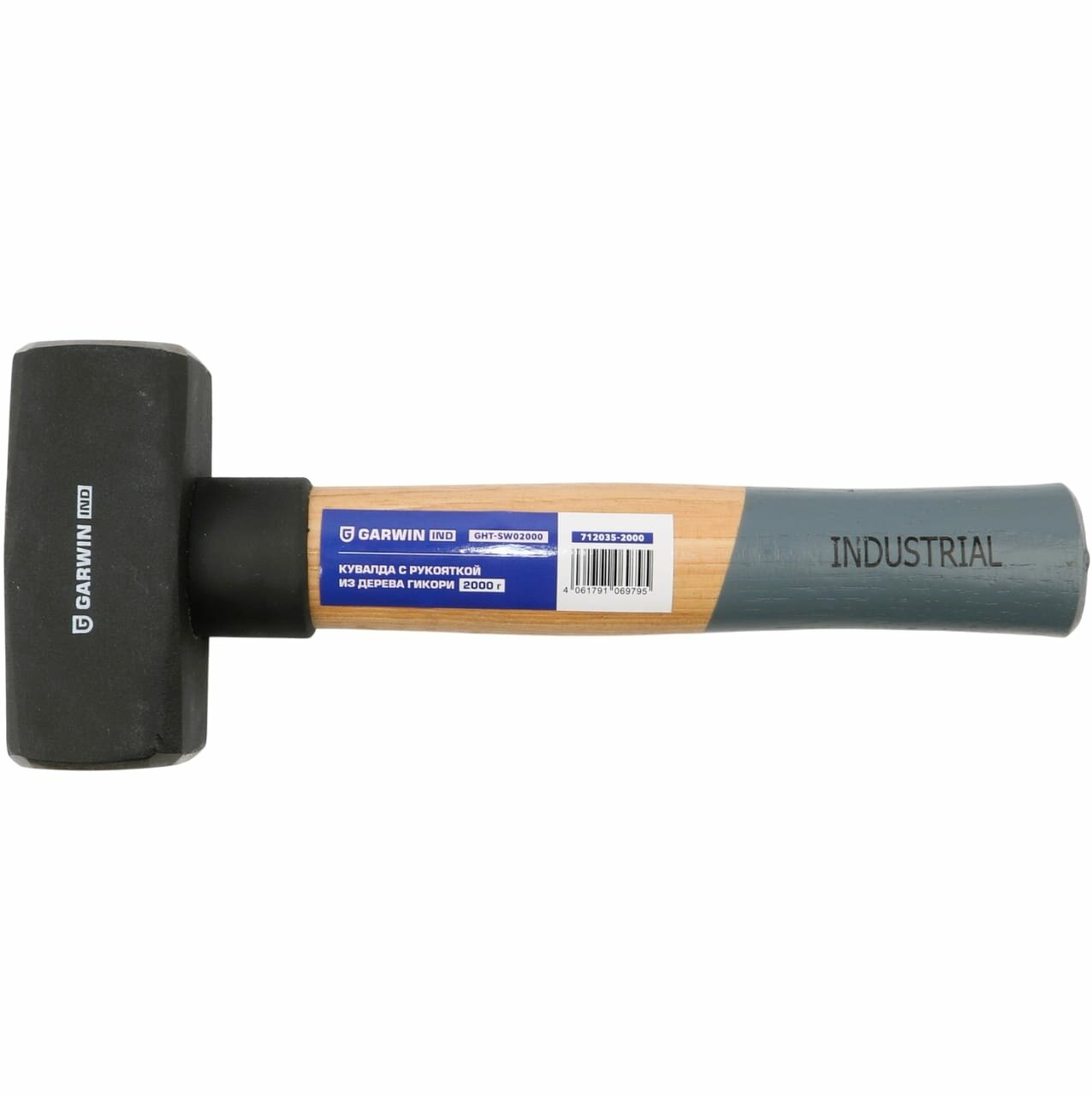 GARWIN INDUSTRIAL GHT-SW02000 Кувалда Garwin INDUSTRIAL с рукояткой из дерева гикори, 2000 г