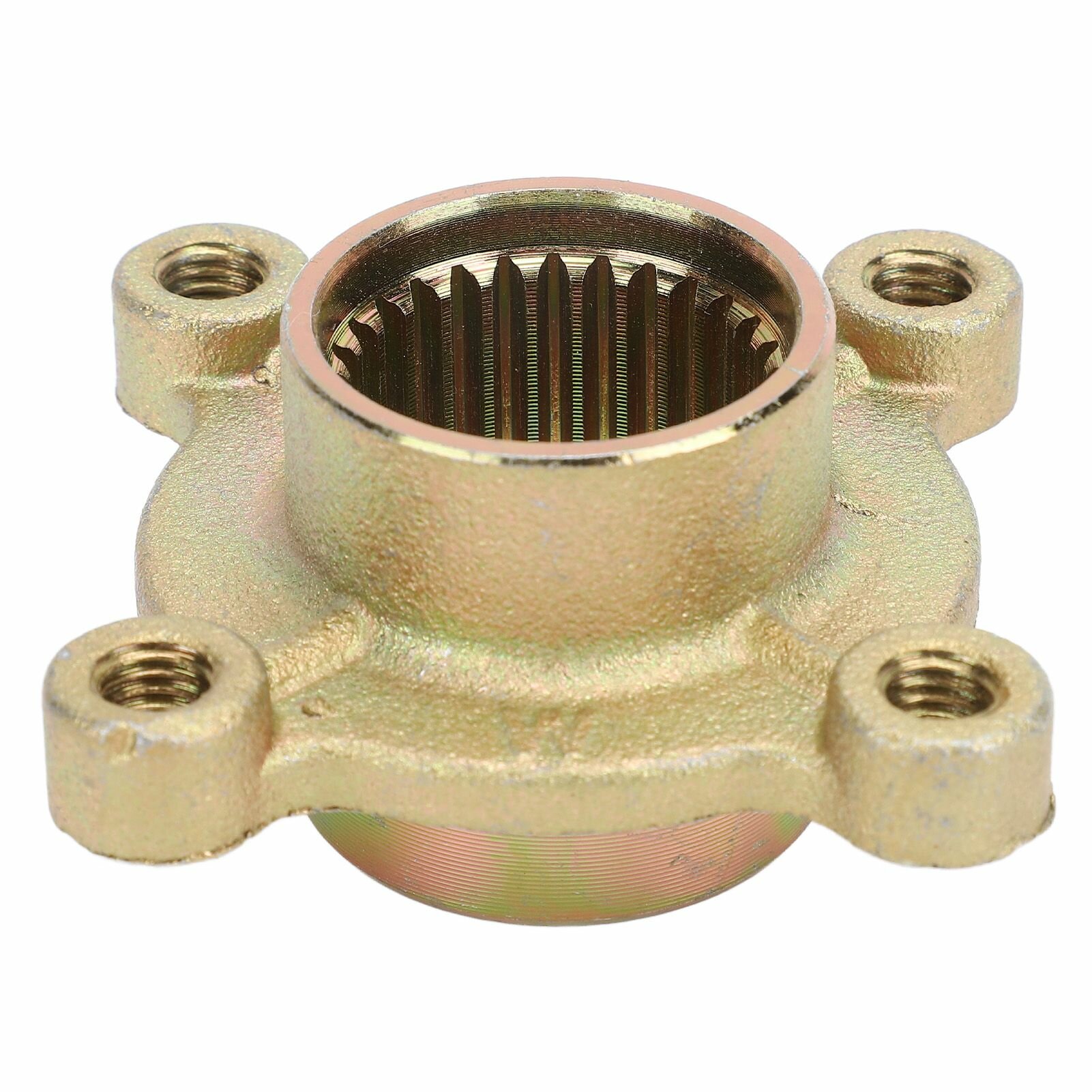 Фиксированное седло тормозного диска с 28-зубчатой звездочкой, золотистого цвета, подходит для квадроциклов / картинга