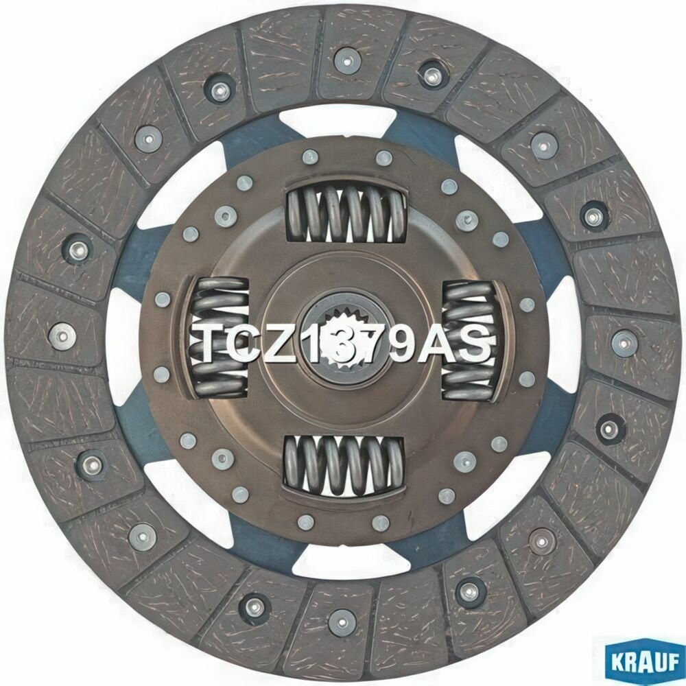 Диск сцепления ведомый, для Форд Симакс, Фокус арт TCZ1379AS