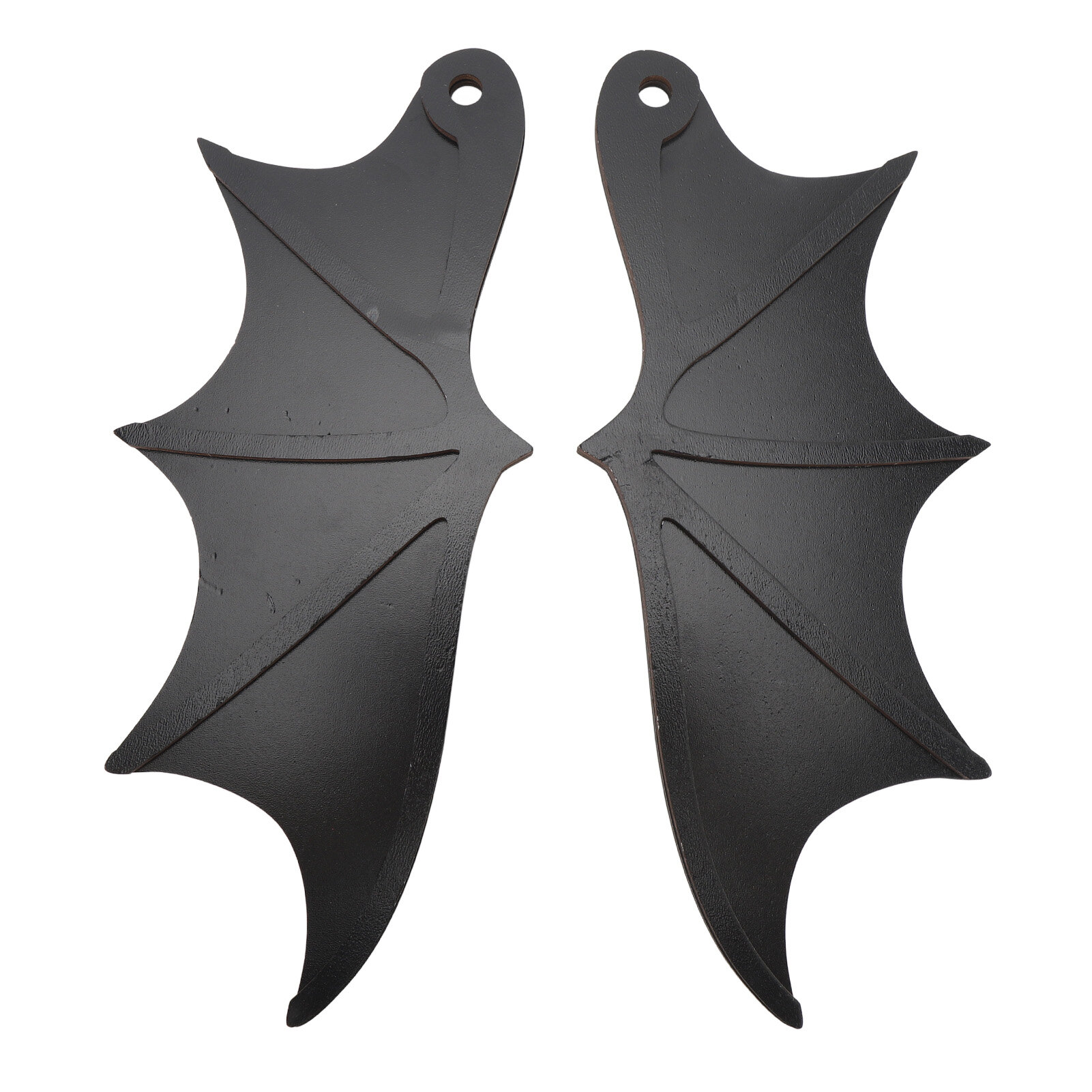 1 пара украшений в виде крыльев летучей мыши, деревянные забавные декоративные крылья летучей мыши для автомобильного номерного знака, настенная вечеринка