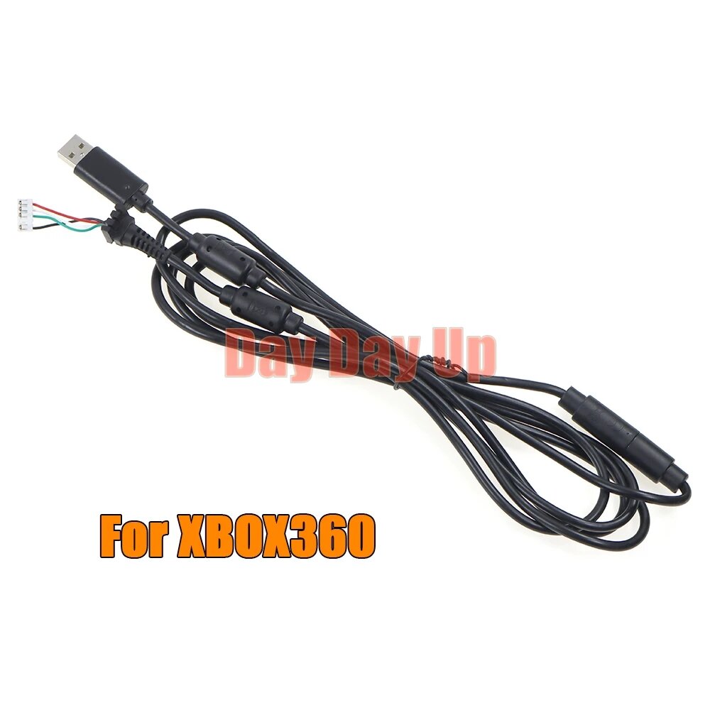 1 шт. для XBOX 360 USB 4-контактный шнур, кабель, отрывной адаптер для Xbox 360, проводной контроллер, игровые кабели, аксессуары