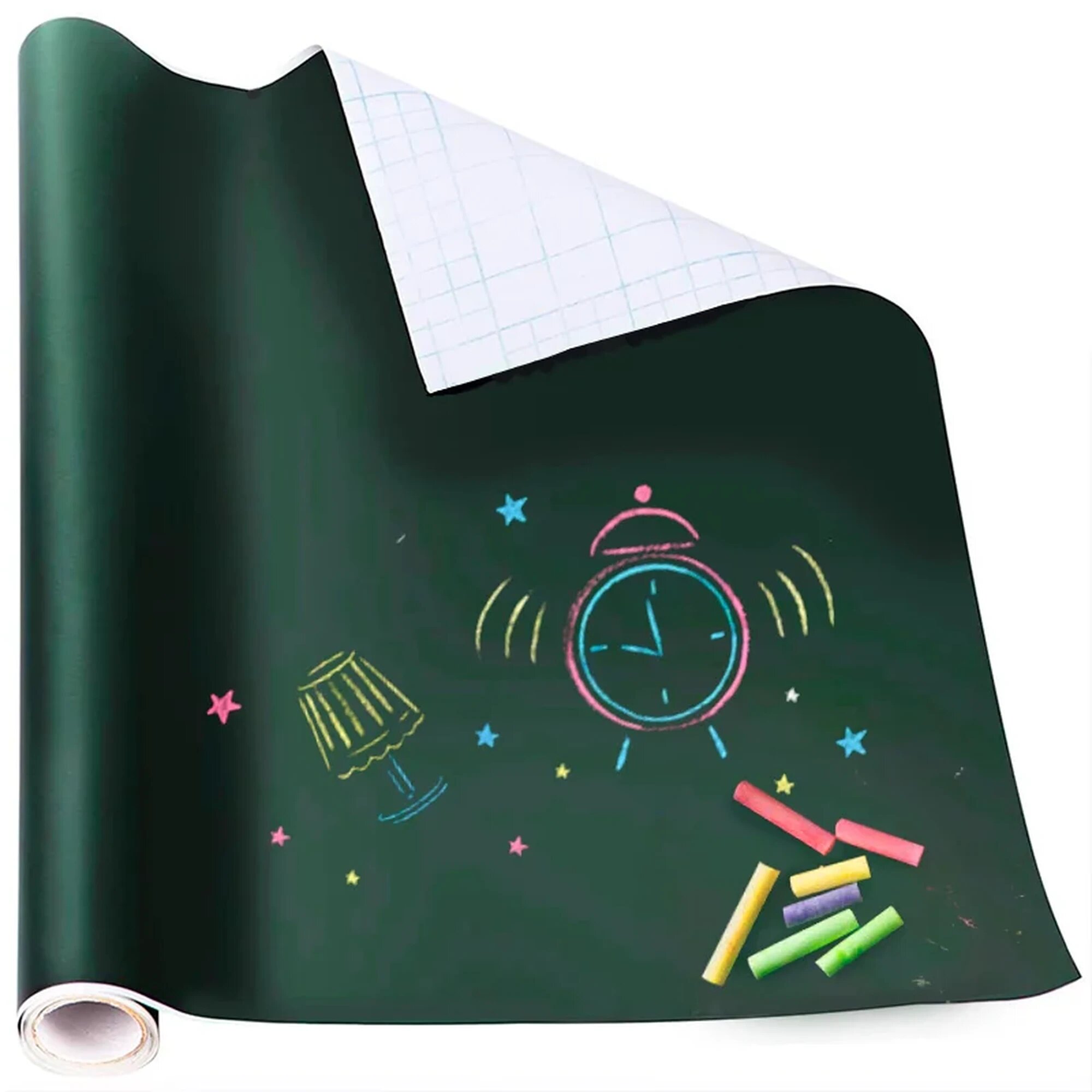 Меловая пленка WallMark, самоклеящаяся, 120x200 см, цвет зеленый