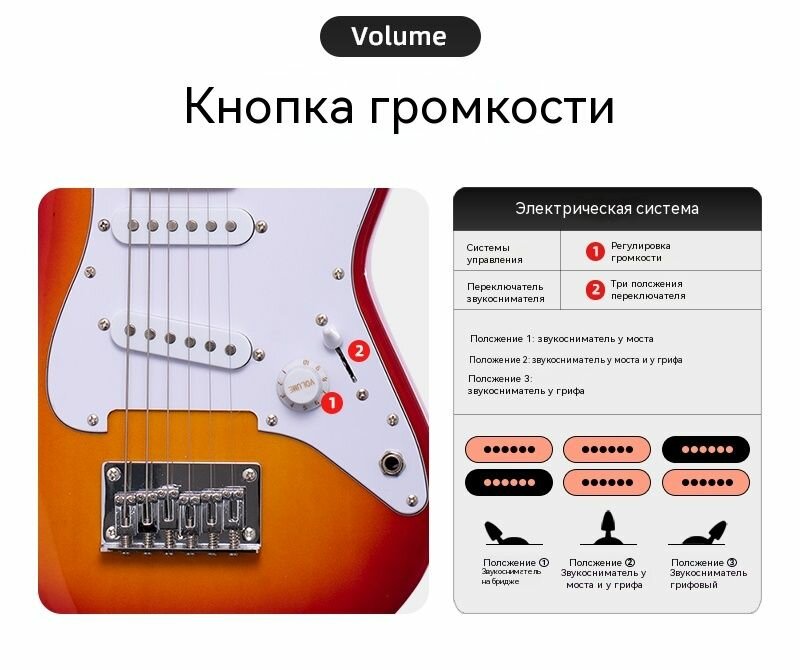 Smiger Детская электрогитара — фото 1