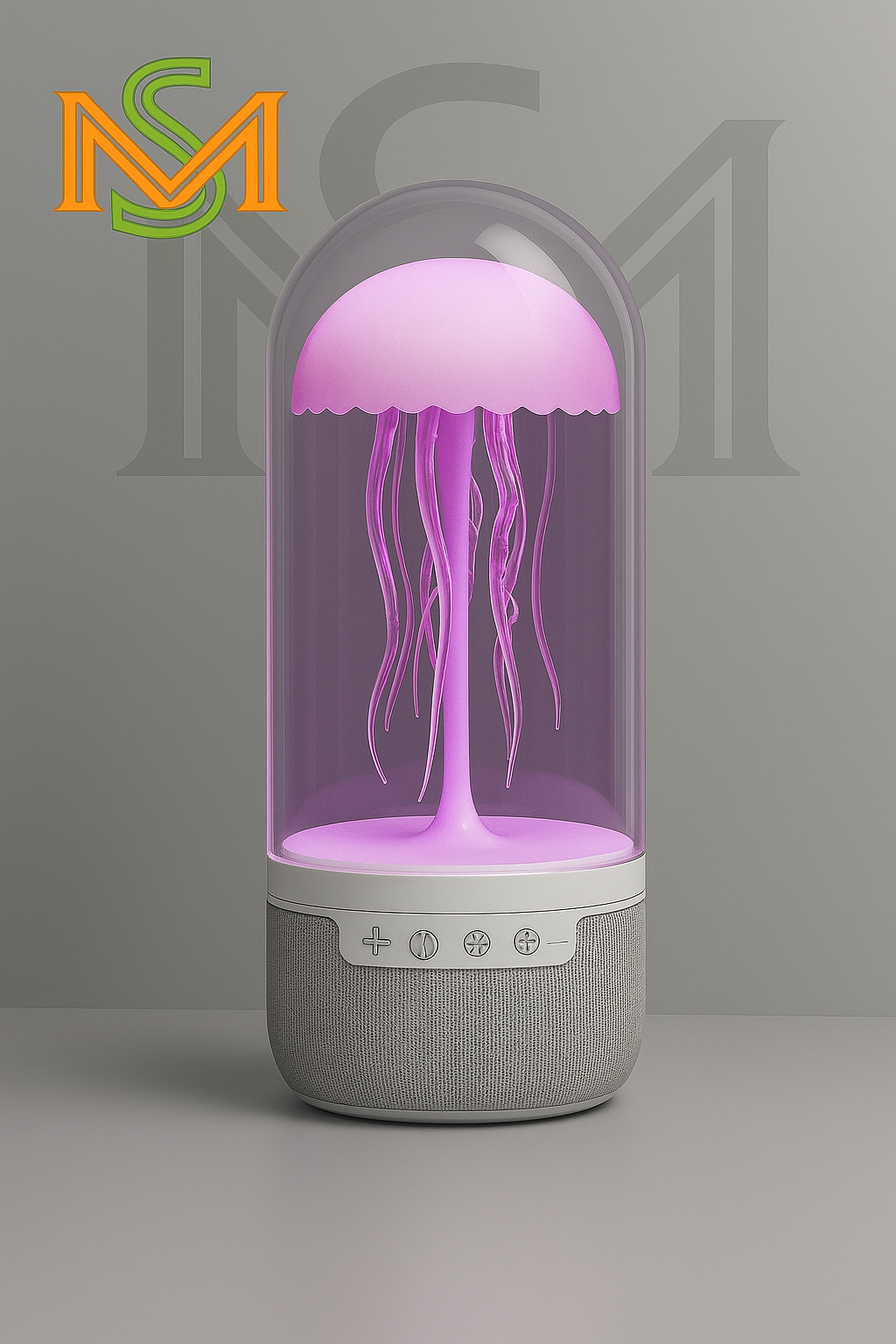 Колонка MedUza "Медуза", с RGB-подсветкой, беспроводная, стерео, 10Вт